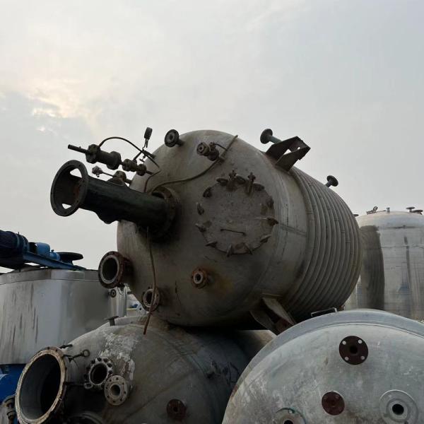 Quality 100L Used Vacuum Reactor Water Cooling Turbine Agitator for sale