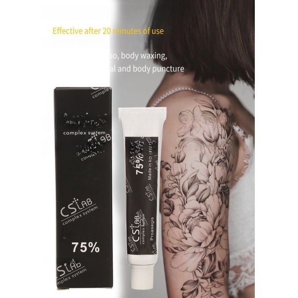 Quality High Quality Tattoo Numbing Cream CS 75% for Permanent Makeup Skin Numb Fast for sale