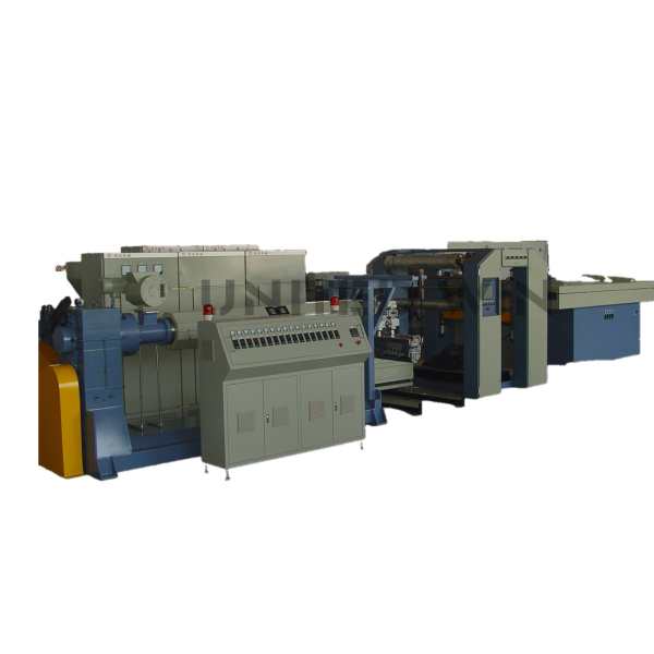 Quality Three Layer PP Tape Extrusion Line For Mesh Bag Strap 800mm for sale