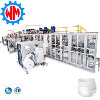 Quality Full Servo Baby Diaper Making Machine PLC Control wiht Professional Customizatio for sale