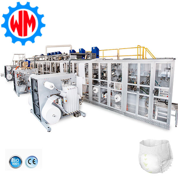 Quality Full Servo Baby Diaper Making Machine PLC Control wiht Professional Customizatio for sale