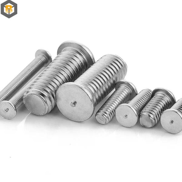 Quality Stainless Steel Three Spot Weld Screw Special Head Screw Machine Part Polished Finish for sale