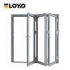 china Villa Hurricane Impact Aluminum Doors Double Glass Stacked Bifold Accordion