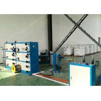 Quality 25kw 70kg/H High Speed FTTH Fiber Optic Cables PVC Extruder Machine Production for sale