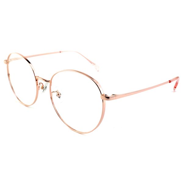 Quality FM2597 Durable Lightweight Metal Spectacles Frames Unisex Optical Round Eyewear for sale