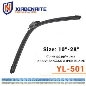 Quality Flexibility Black Car Front Wiper Low Noise Level Front Screen Wipers for sale