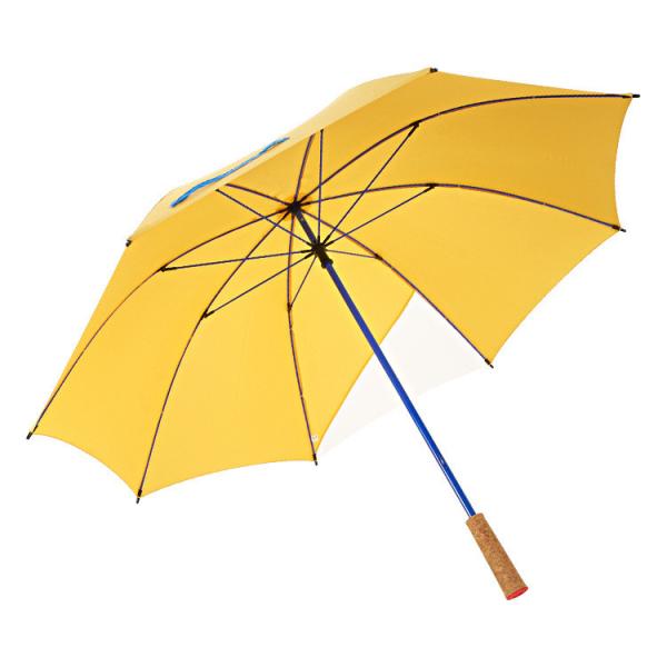 Quality Dual Used Windproof Umbrella with Metal Shaft and Customized Logo Printed Cork for sale