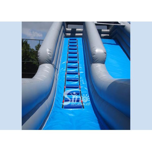 Quality 71' long kids tropical commercial inflatable water slide with big pool N 2 for sale