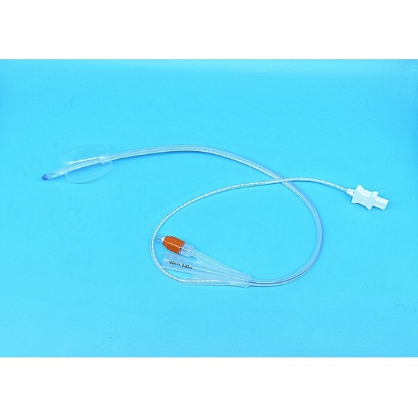 Quality Size 8 Fr - 26 Fr Temperature Sensor Silicone Urinary Catheter Soft And Smooth for sale