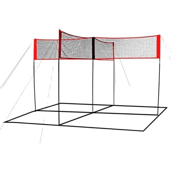 Quality EN71 Portable Volleyball Net Polyester Volleyball Four Square Net for sale