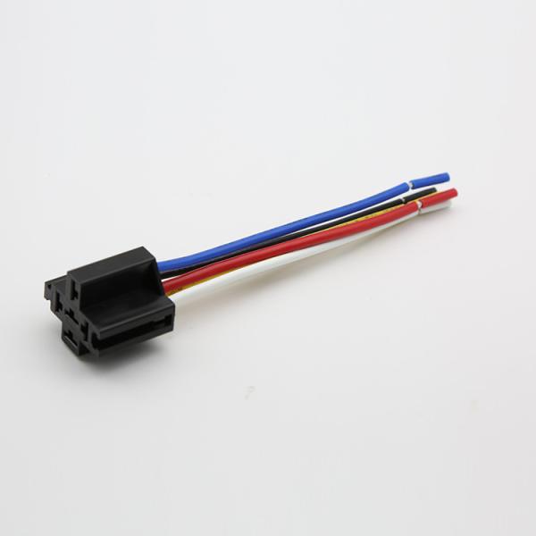 Quality 4 Pin 5 Pin Relay Mounting Base Socket Holder 12V 40A for sale