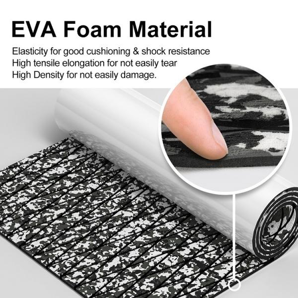 Quality Customized 5mm Thickness EVA Foam 3m Teak Deck Decking Mat Flooring Sheet for for sale