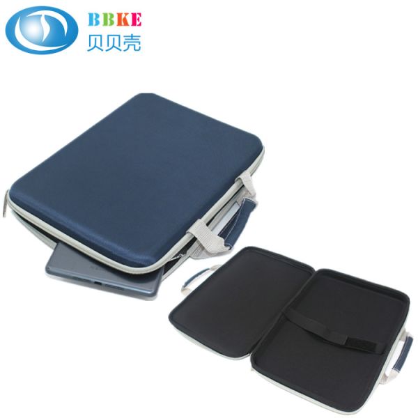 Quality Shock Proof Hard Shell Eva Computer Laptop Sleeve Case Bag Webbing Handle for sale