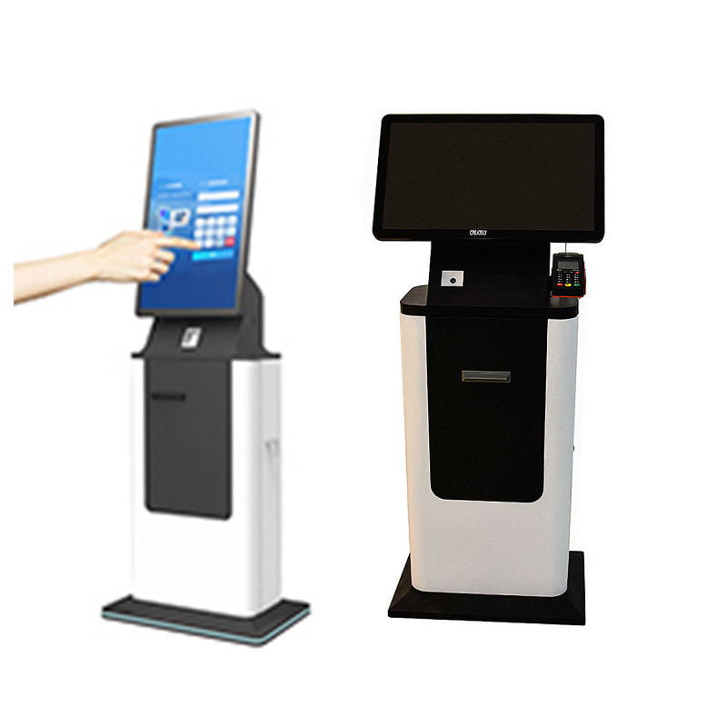 Compact self check-in machine for various environments