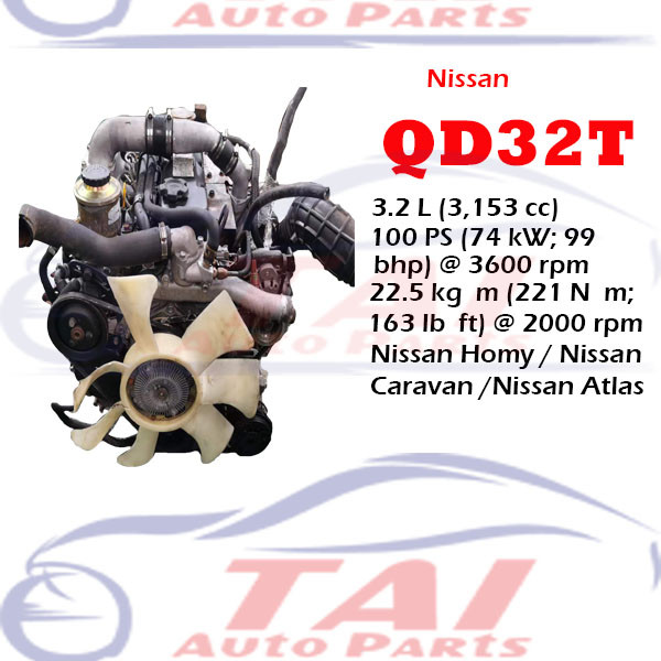 Quality Original Used Japanese Car Engines For Nissan QD32 QD32T for sale