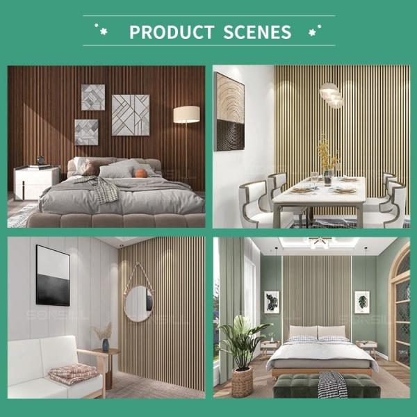 Quality Custom Polyester Fiber Acoustic Panel Fireproof Painted Soundproof for sale
