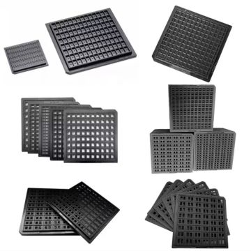 Quality ABS Material Standard High Temperature Resistance Waffle Tray For Small for sale