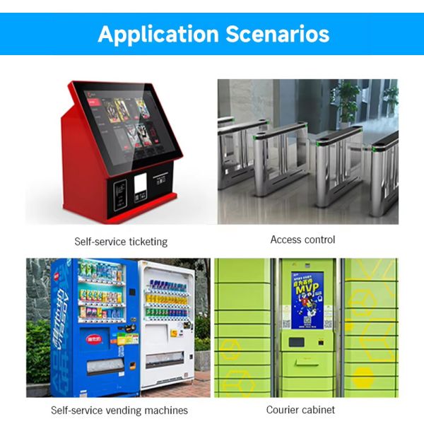 Quality White Embedded Barcode Scanner Ultra Thin QR Bar Code Scanner For Self Service for sale