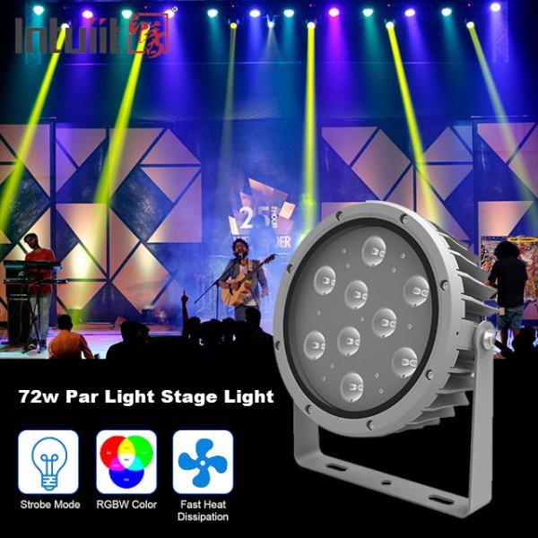 Quality IP65 72W RGBW 4 In 1 LED Garden Spotlights for sale