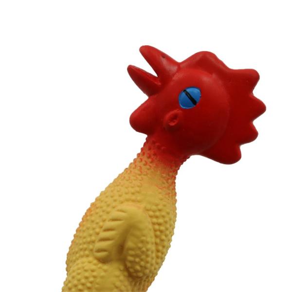 Quality Dog Playing 22.5cm Color Drawing Fluffy Rubber Squeaky Dog Ball for sale