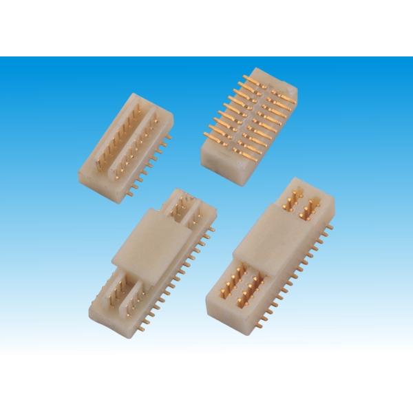 Quality Board To Board Female Header Connector 0.8mm SMT LCP Black White Color for sale