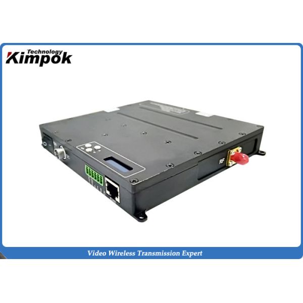 Quality Wireless Video COFDM IP Transmitter Long Range DC12V RJ45 Ethernet for sale