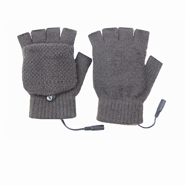 Quality Fingerless Washable Rechargeable Heating Gloves 5W Suitable For Gaming for sale