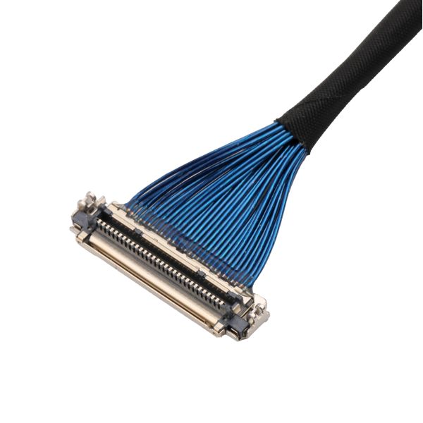 Quality 30-Pin MIPI/LVDS Micro-Coaxial Cable, 40AWG 50Ω Shielded Wire Assembly for sale