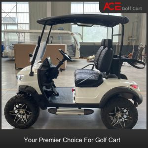 Quality 14inch Steel Frame Electric Golf Cart With 5kw AC Motor 80km Range 8h Charging for sale
