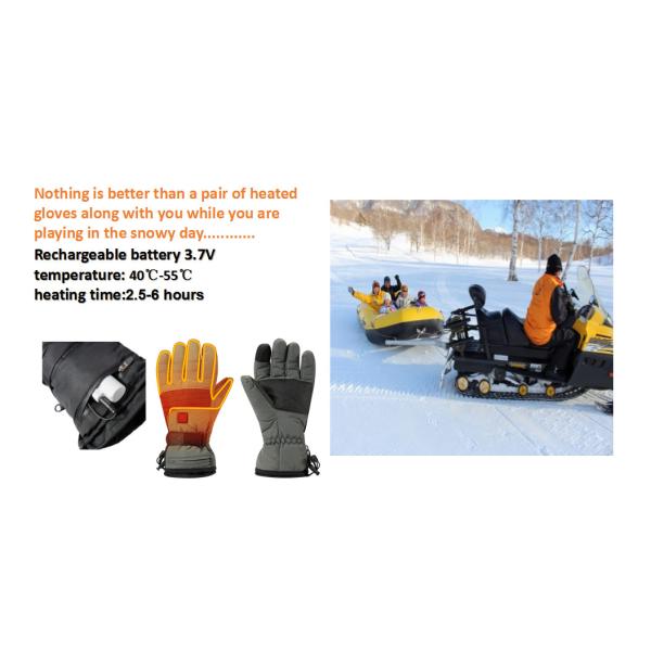 Quality Electric Rechargeable Heated Gloves Battery Heated Inner Gloves Battery for sale