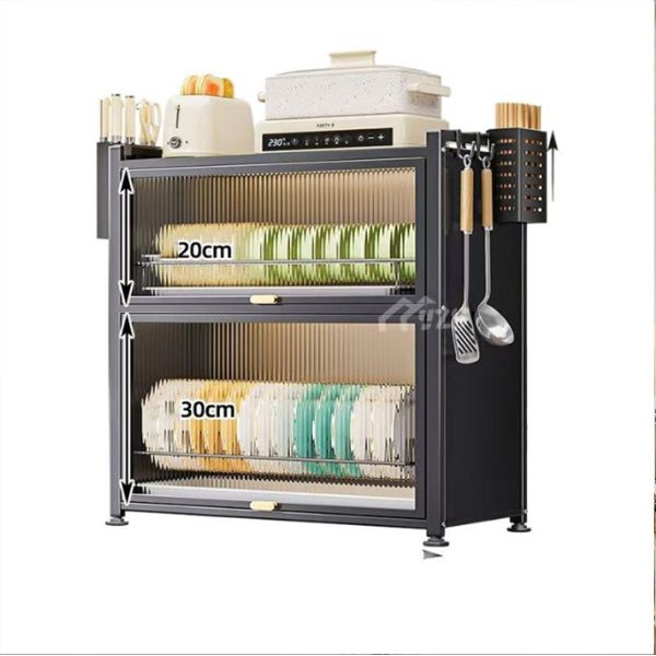 Quality Bulk purchase and direct supply: 2-3 layer independent food cabinets/kitchen shelf units for easy expansion and installation for sale