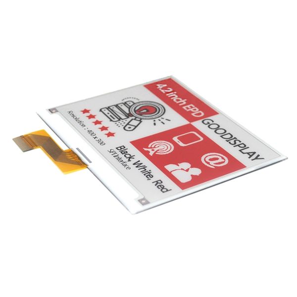 Quality 4.2inch 3-Color E Ink Display with 10s Fast Refresh and Partial Update for Electronic Shelf Labels for sale