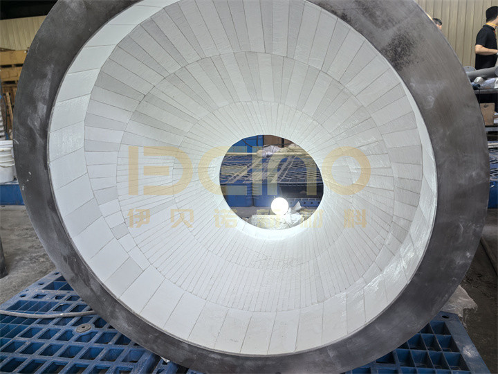 Quality Composite Ceramic Lining Pipe for Erosion Resistance in Material Transportation for sale