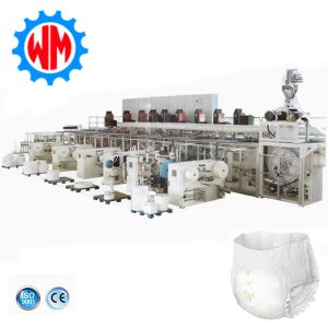 Quality 500-600pcs/Min Baby Pants Making Machine Baby Training Pants Production Line for sale