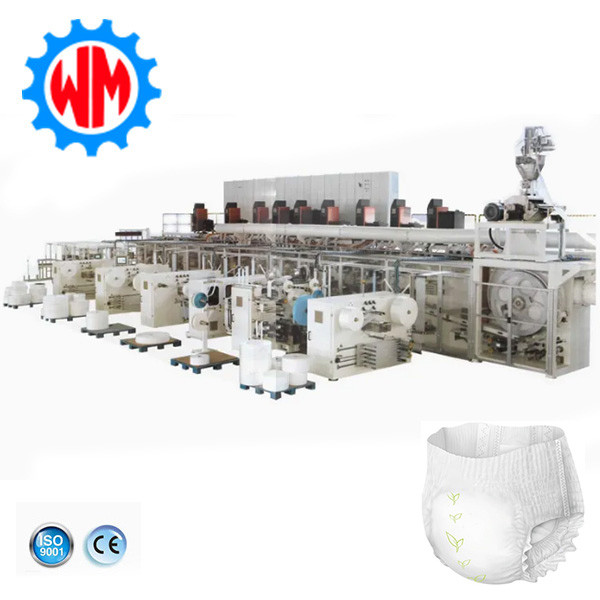 Quality 500-600pcs/Min Baby Pants Making Machine Baby Training Pants Production Line for sale