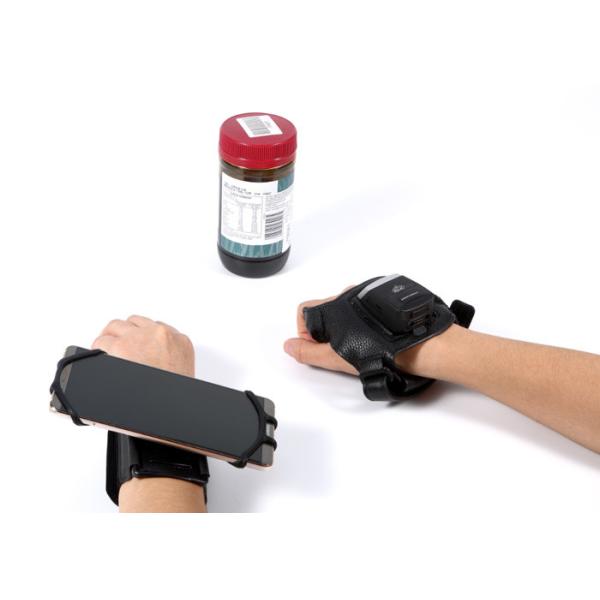 Quality 1D 2D Wireless GLove Barcode Reader , PDF417 Finger Barcode Scanner for sale