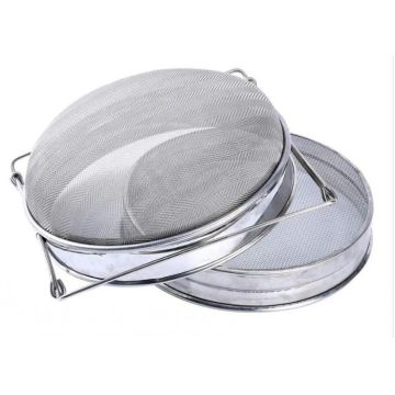 Quality 8-200mesh Double Layers Stainless Steel Basket Strainer Of Honey Filter Tool for sale