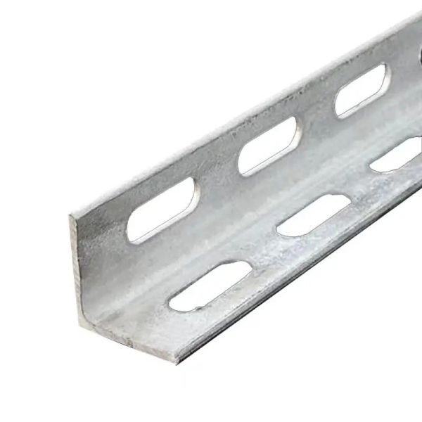 Quality Strength Slotted Angle Galvanised Corrosion Resistance 5-10mm Hole Customizable for sale