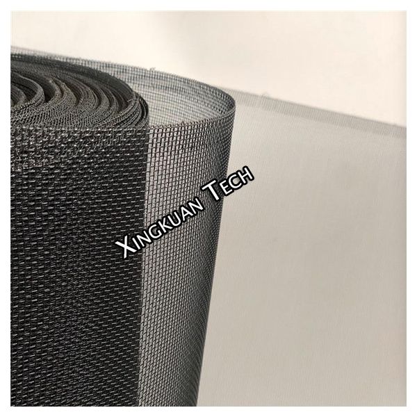 Quality Black Epoxy Coated Wire Mesh Hydraulic Air Filters Support Layer 18*14 Mesh for sale