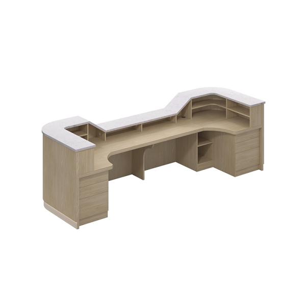 Quality Office Furniture Modern Simplicity Customized Office Front Desk for sale