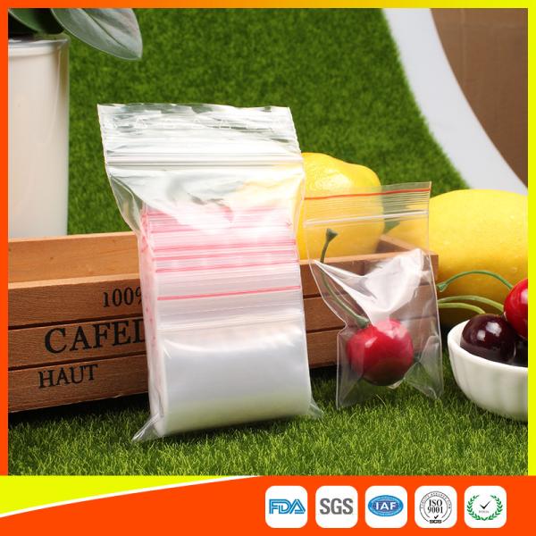 Quality Transparent Packing Ziplock Bags Resealable Plastic Snack And Candy for sale