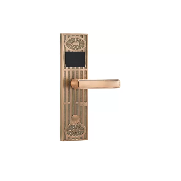 Quality Zinc Alloy Plating RFID Hotel Lock with 125KHz / 13.56MHz Card Access and Low Battery Warning for sale