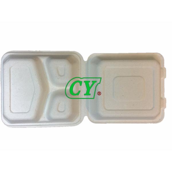 Quality Biodegradable Sugarcane Bagasse Clamshell Lunch Box Machine Virgin Pulp Wood for sale