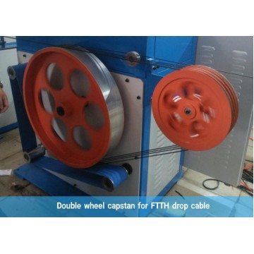 Quality Indoor And Outdoor 50KW FTTH Flat Fiber Optic Cable Machine for sale