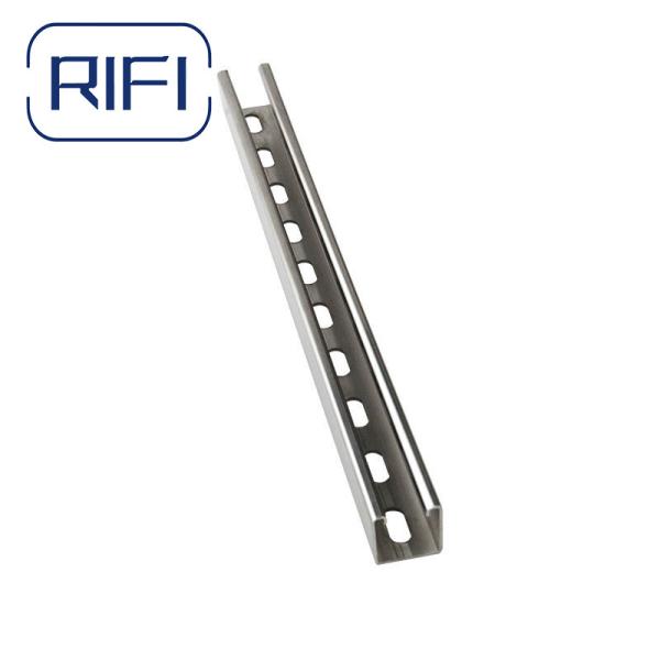 Quality 0.8mm-3mm Thickness Silver Strut Channel for Sturdy and Durable Structural for sale