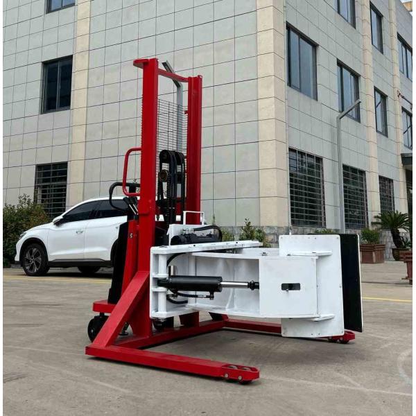 Quality 500kg 1.6m Paper Roll Semi Electric Stacker PU Wheel for sale