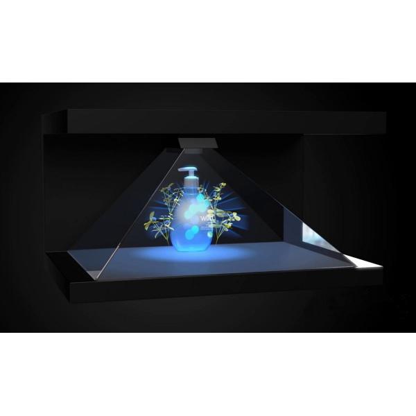 Quality Three Sides 3D Hologram Pyramid Holographic Display Box AC110-240V for sale