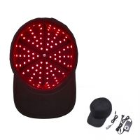 Quality Portable LED Hair Growth Hat 0 UT Dimmable Red Light Therapy Helmet for sale