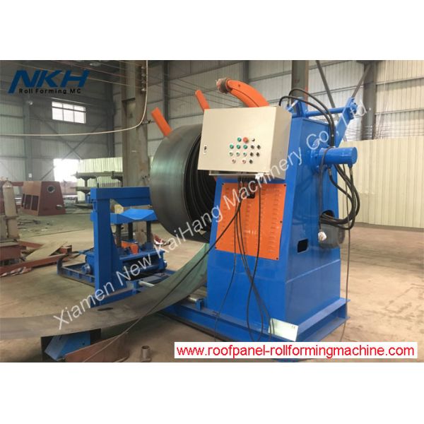 Quality Heavy Gauge 8 Tons Hydraulic Decoiler For Highway Guard Rail Roll Forming for sale