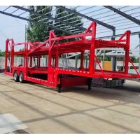 Quality smooth Transport Tractor Towing Car Transport Trailer Double Deck For Carrying 6 for sale